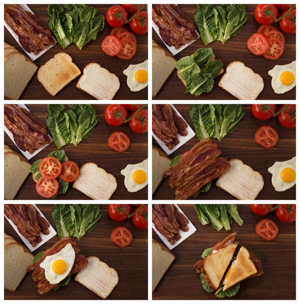 BELT Sandwiches (BLT + Egg) - Borrowed Bites