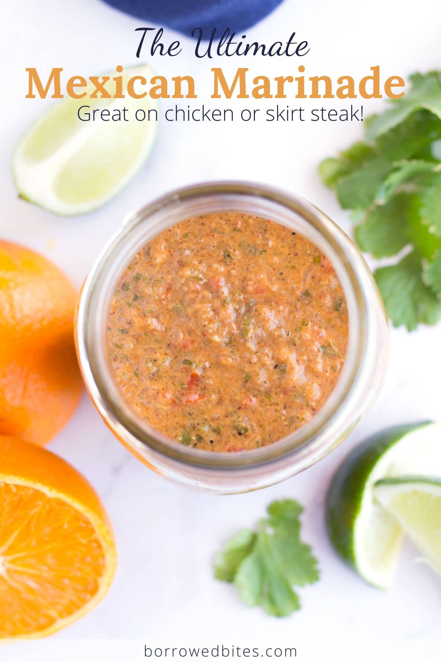 The Ultimate Mexican Marinade for Chicken (or Skirt Steak) - Borrowed Bites