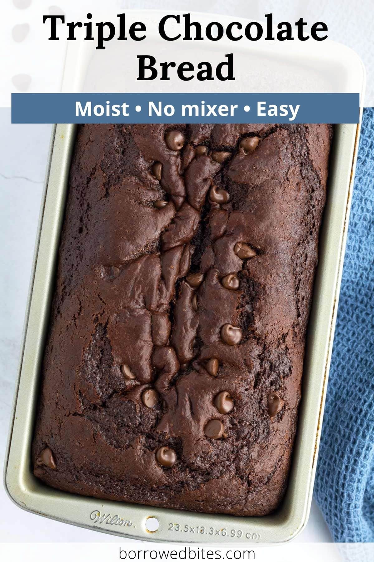 TRIPLE Chocolate Bread - Borrowed Bites