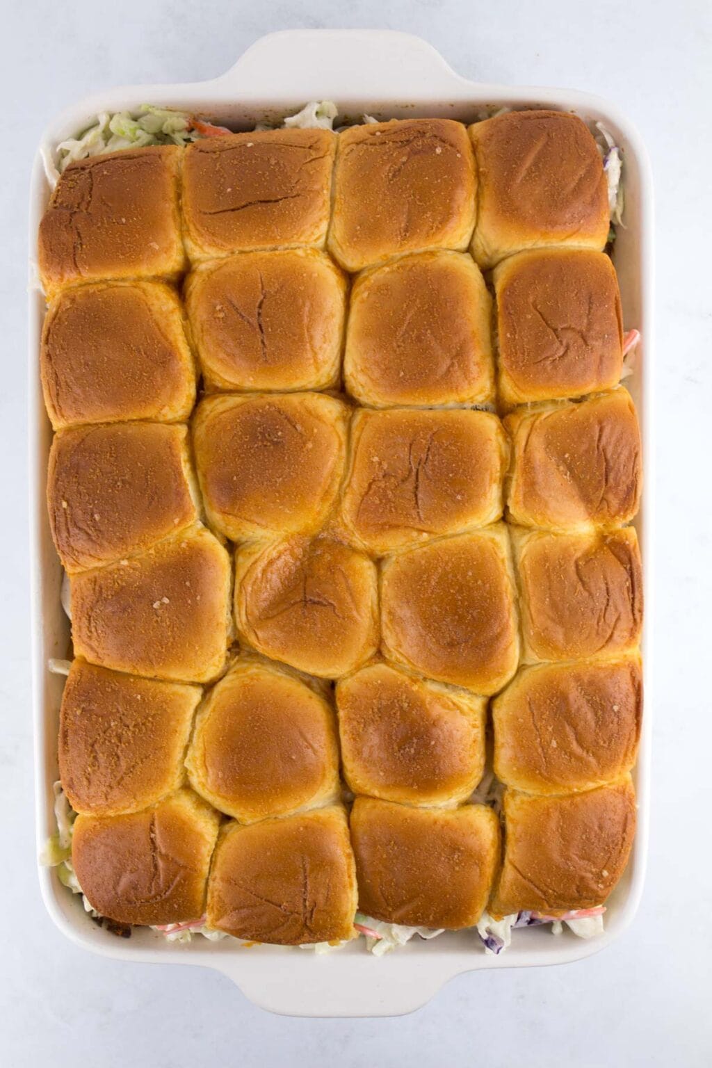 Easy Hot Honey Chicken Sliders (With Shredded Chicken) - Borrowed Bites