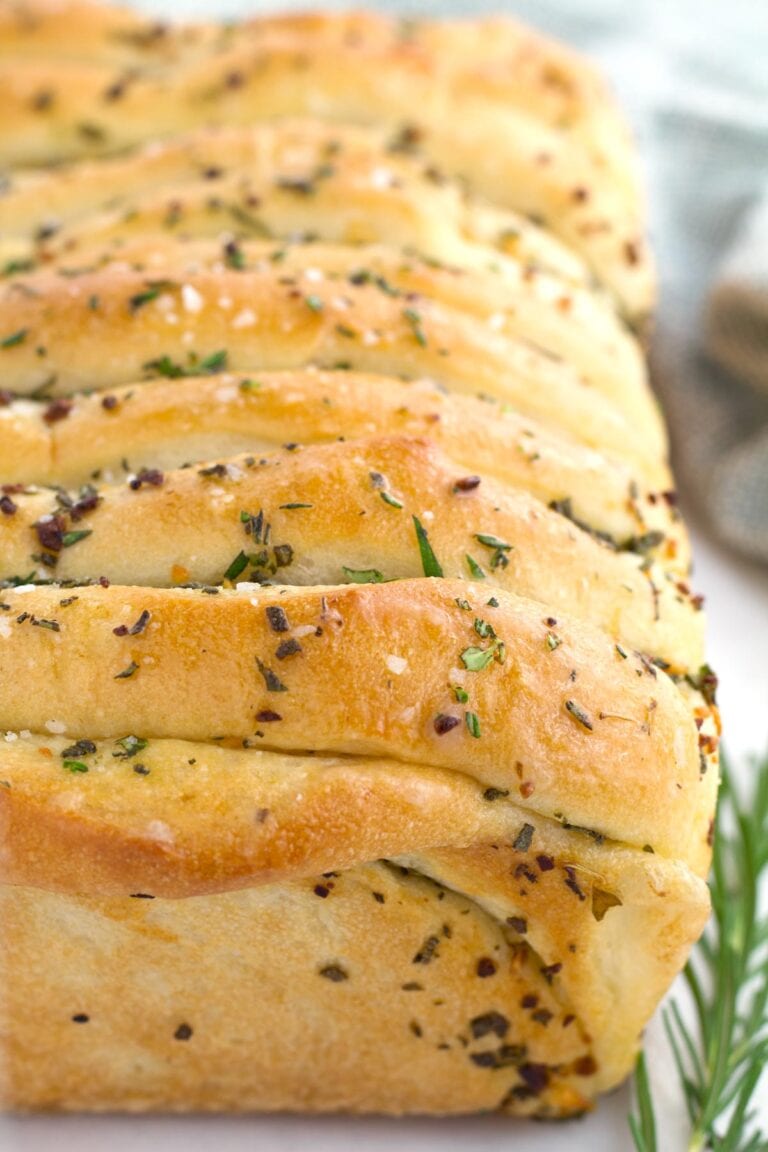 Pull Apart Bread (Using Rhodes Bread Dough!) - Borrowed Bites