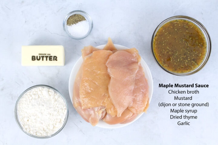 Easy Maple Chicken (with Dijon Mustard) - Borrowed Bites