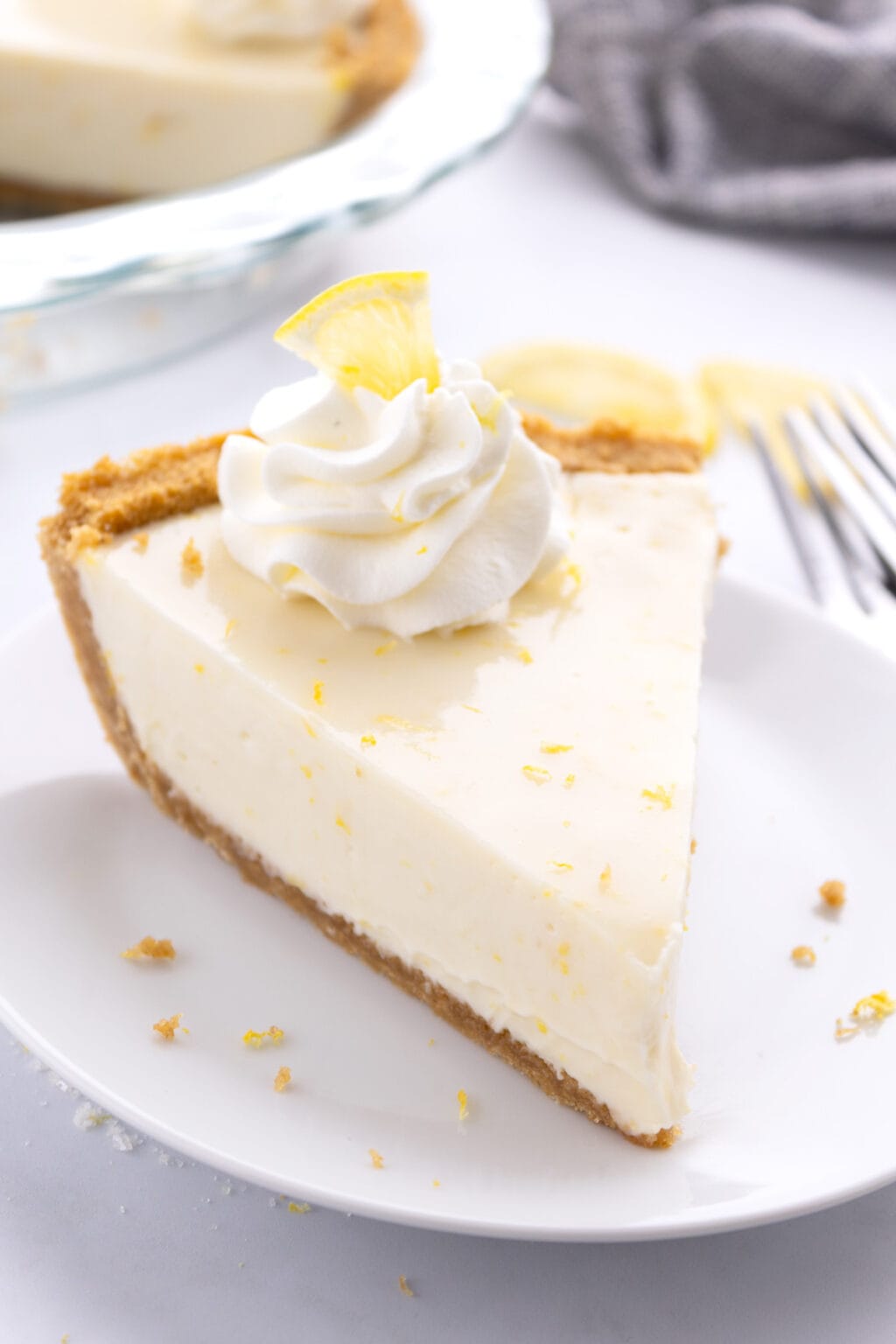 Creamy Lemon Pie with Condensed Milk (So Easy!) - Borrowed Bites