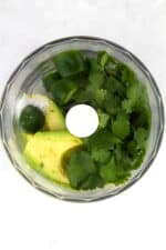 The Easiest Avocado Green Salsa (5 Ingredients!) - Borrowed Bites