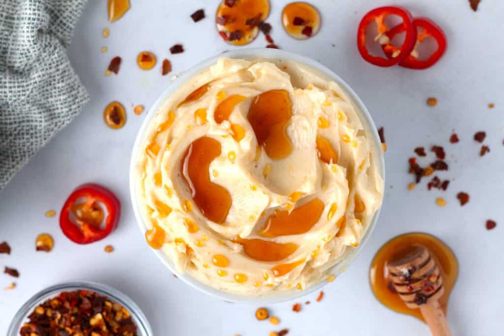 Hot Honey Butter Recipe (Spicy Compound Butter) - Borrowed Bites