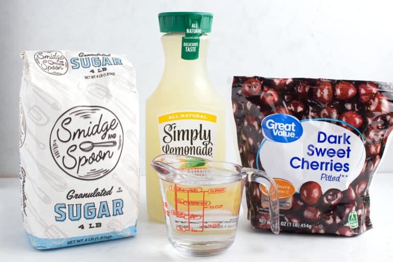 Cherry Lemonade Recipe (3 Ingredients) - Borrowed Bites