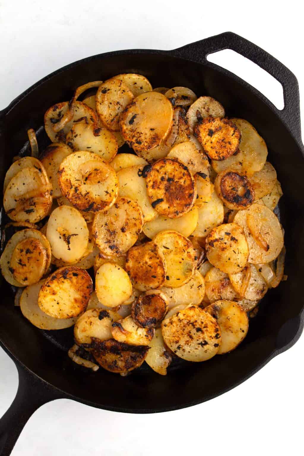 Easy Pan Fried Potatoes