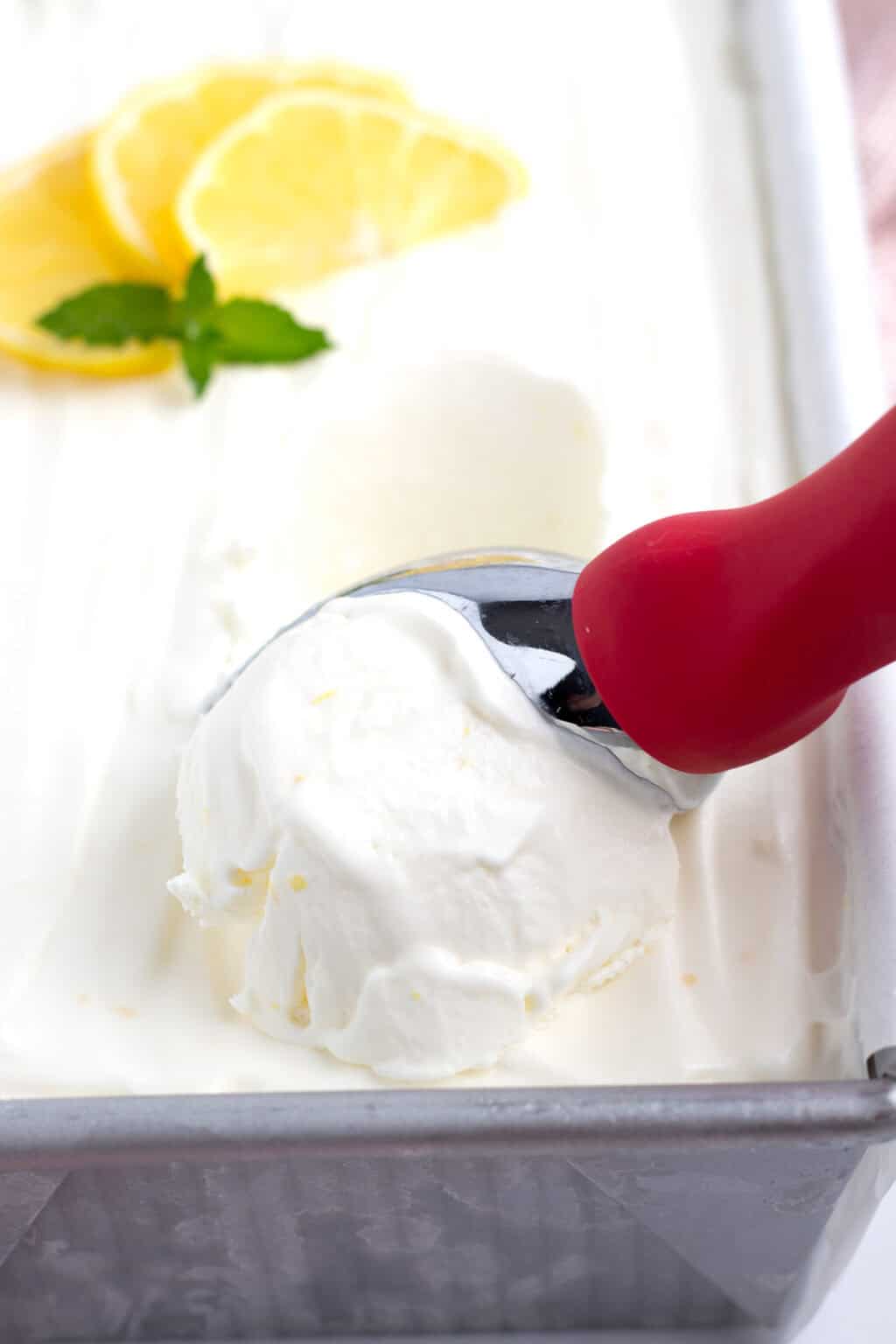 Easy Lemonade Ice Cream Recipe (4 Ingredients!) - Borrowed Bites