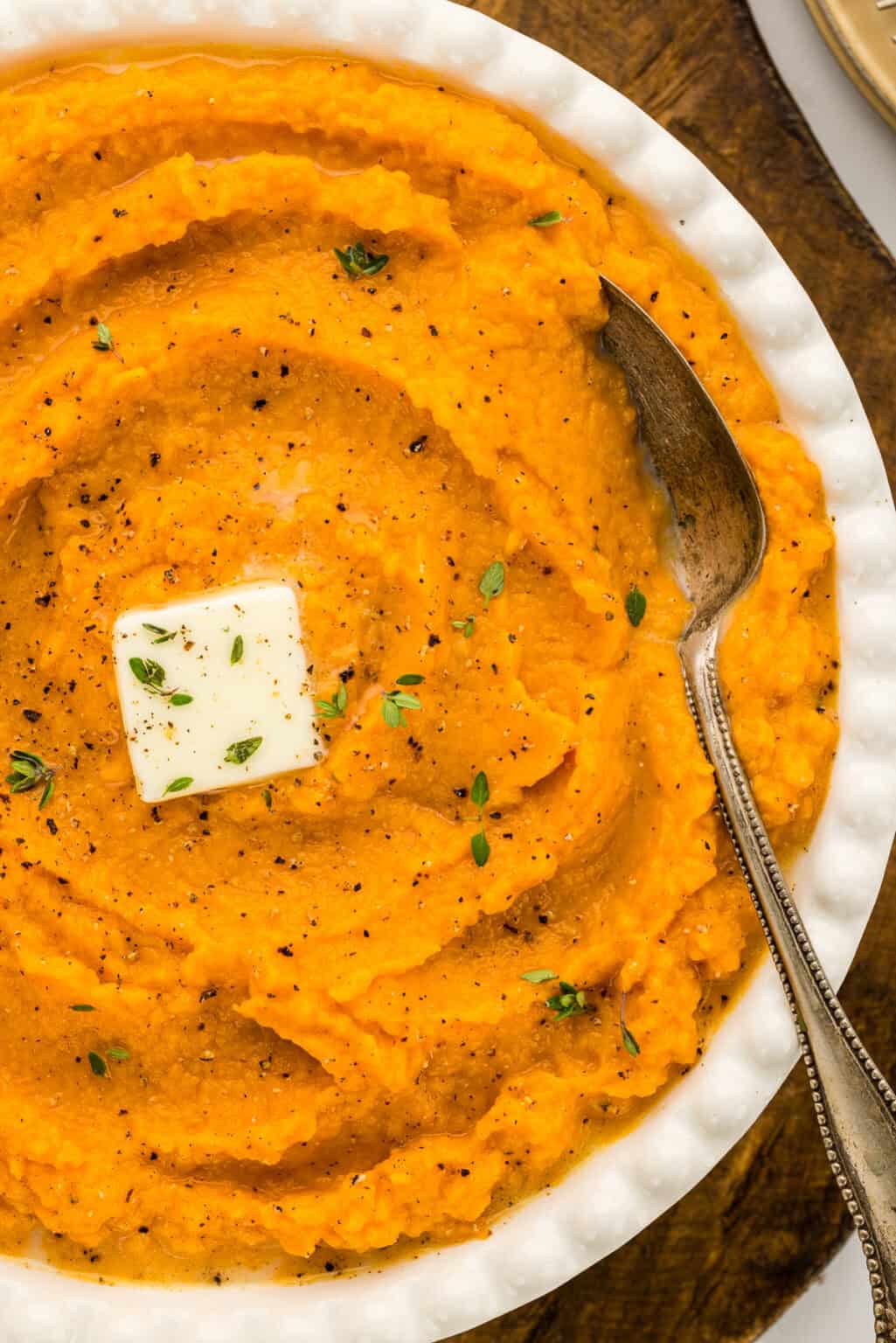 Easy Mashed Sweet Potatoes Recipe (3 Ingredients!) - Borrowed Bites