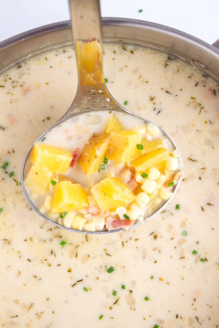 Potato and Corn Chowder Recipe (One Pot!) - Borrowed Bites