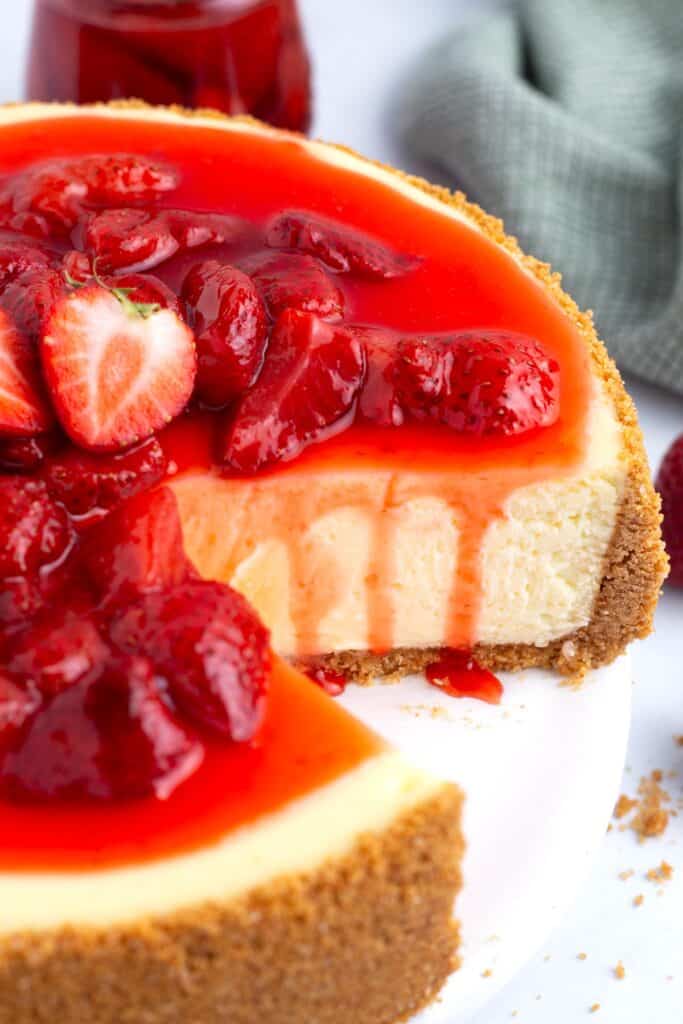 Strawberry Cheesecake Recipe - Borrowed Bites