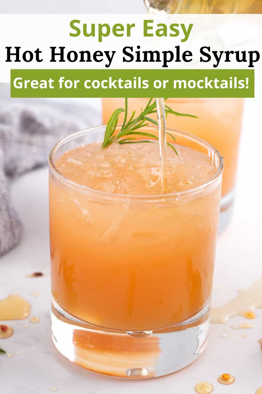 Easy Hot Honey Simple Syrup Recipe - Borrowed Bites