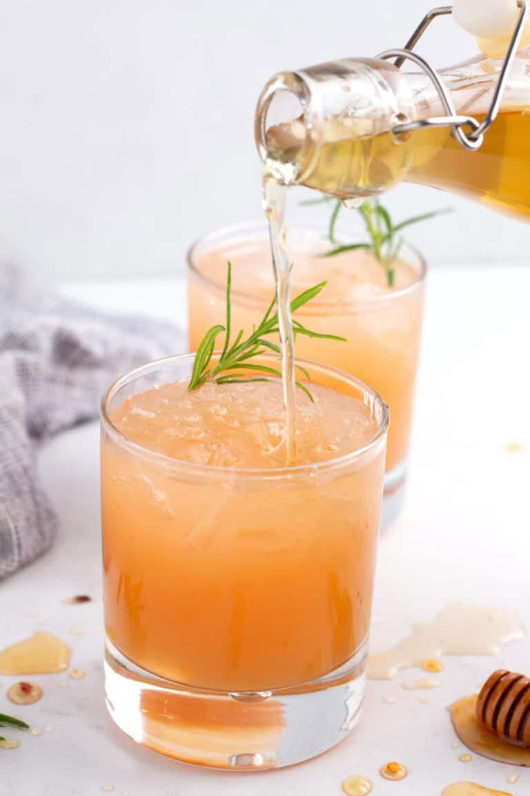 Easy Hot Honey Simple Syrup Recipe - Borrowed Bites