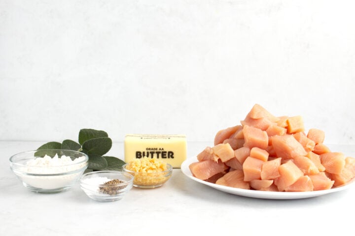Easy Brown Butter Chicken Bites Recipe - Borrowed Bites