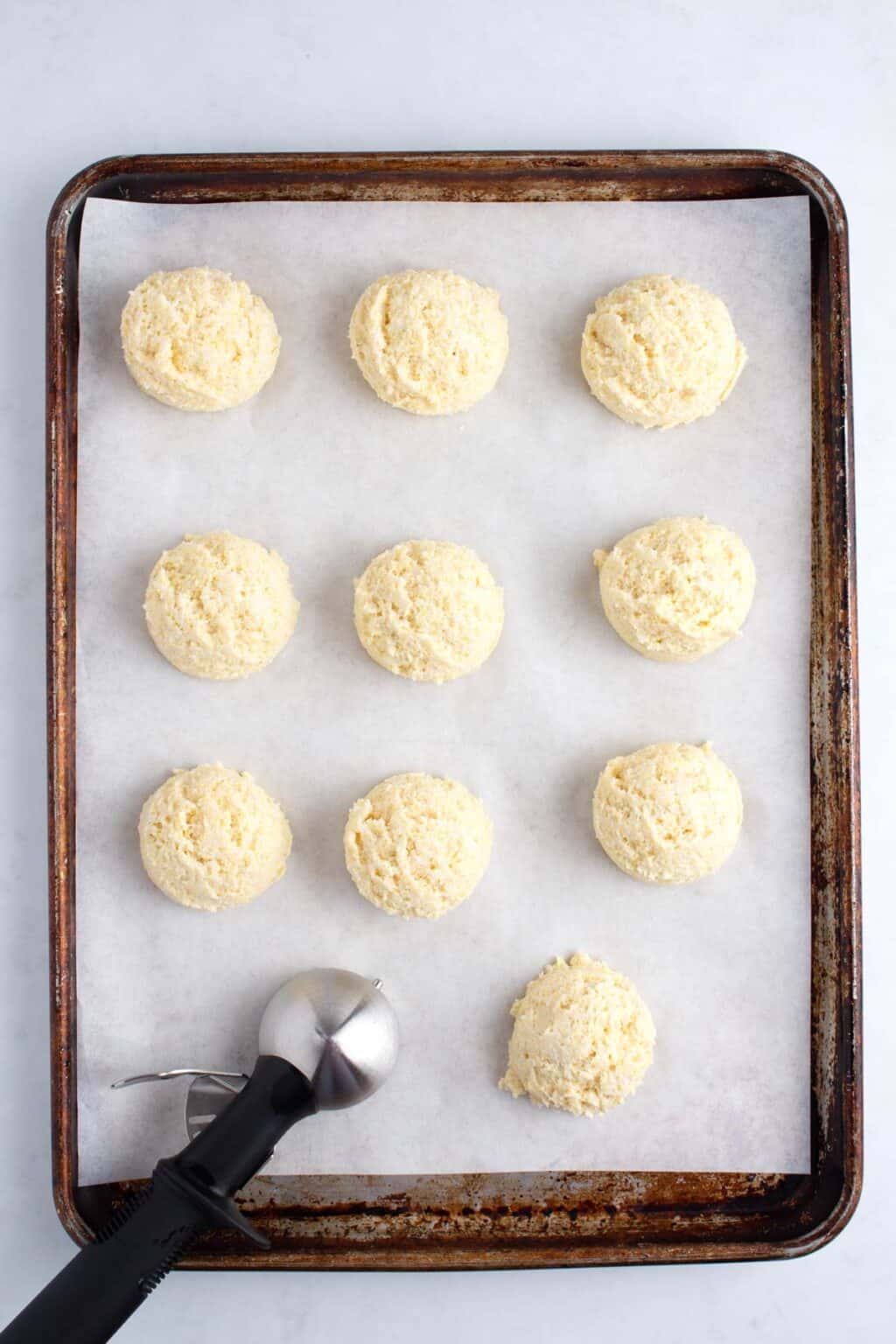 Simple Cornmeal Drop Biscuits Recipe - Borrowed Bites