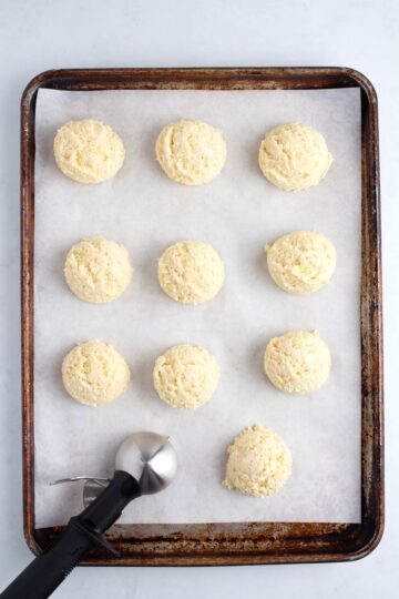 Simple Cornmeal Drop Biscuits Recipe - Borrowed Bites