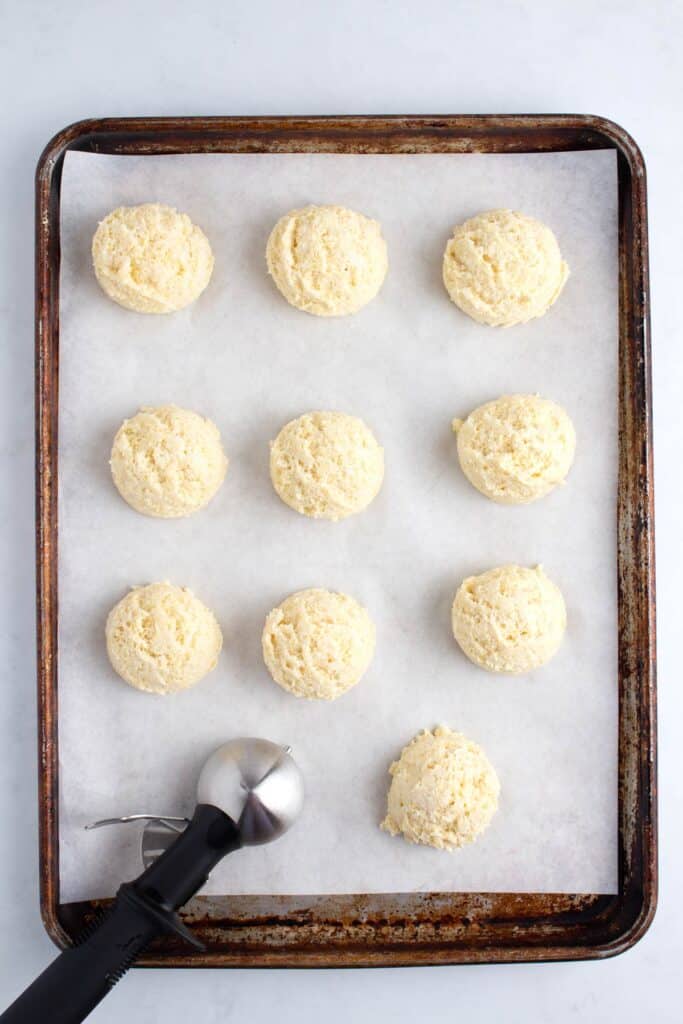 Simple Cornmeal Drop Biscuits Recipe - Borrowed Bites