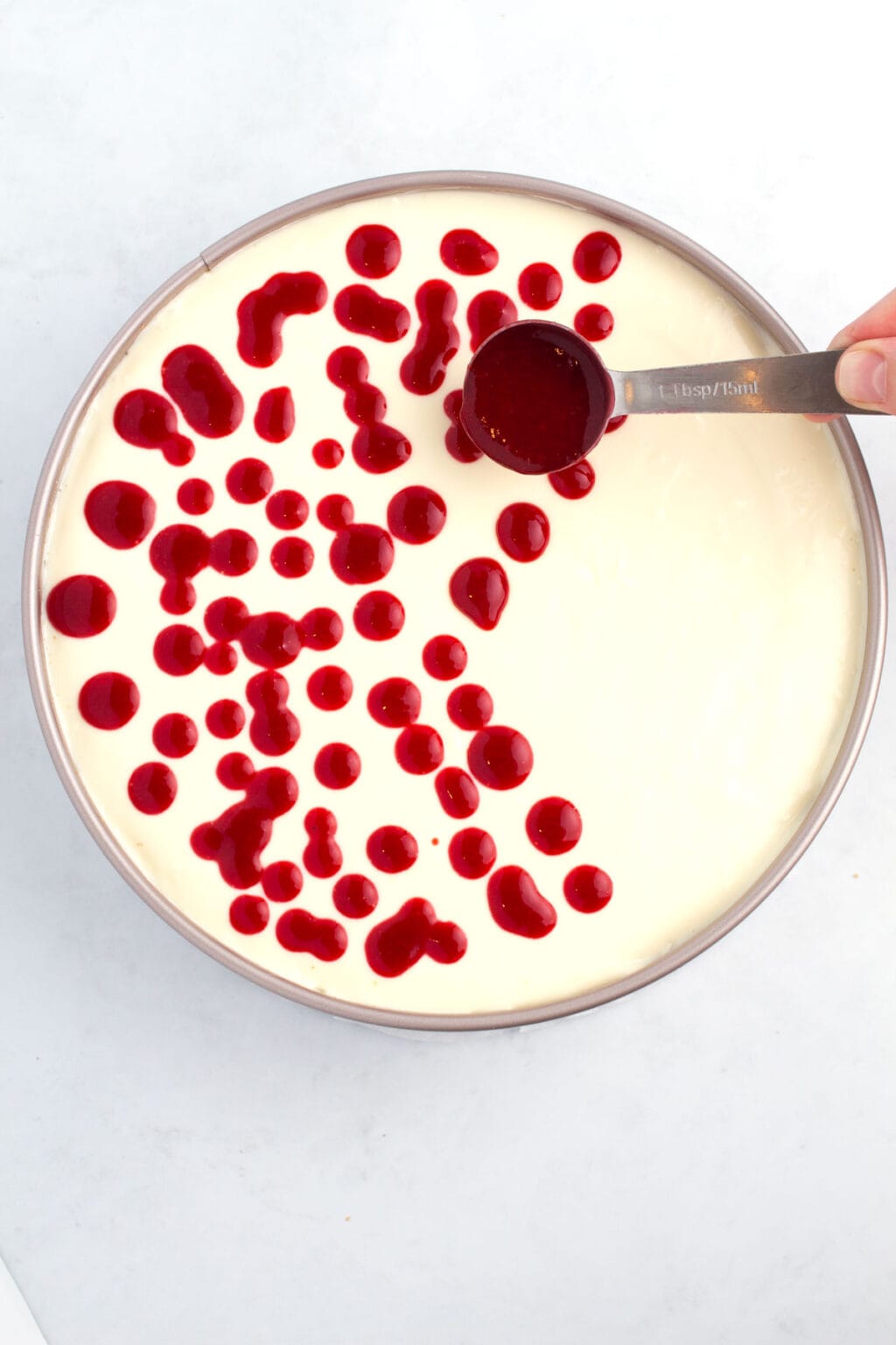 How To Swirl A Cheesecake - Borrowed Bites
