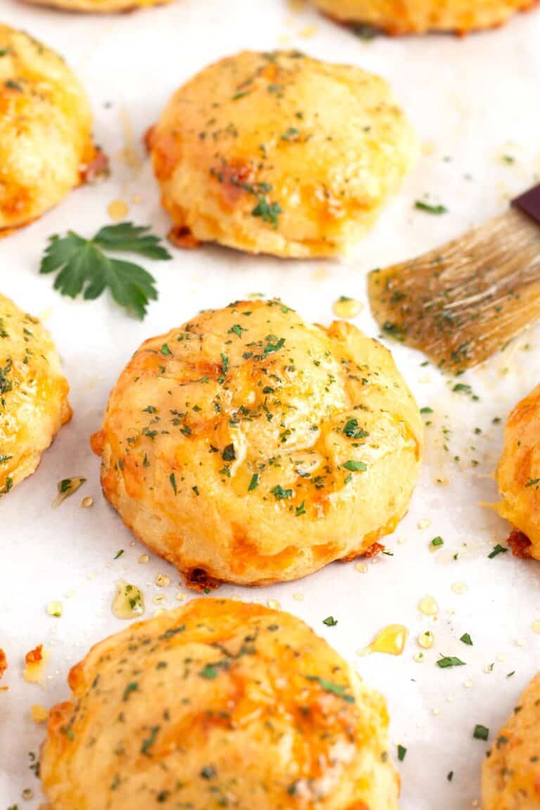 Cheddar Biscuits w/ Hot Honey (Easiest Buttermilk Method!) - Borrowed Bites