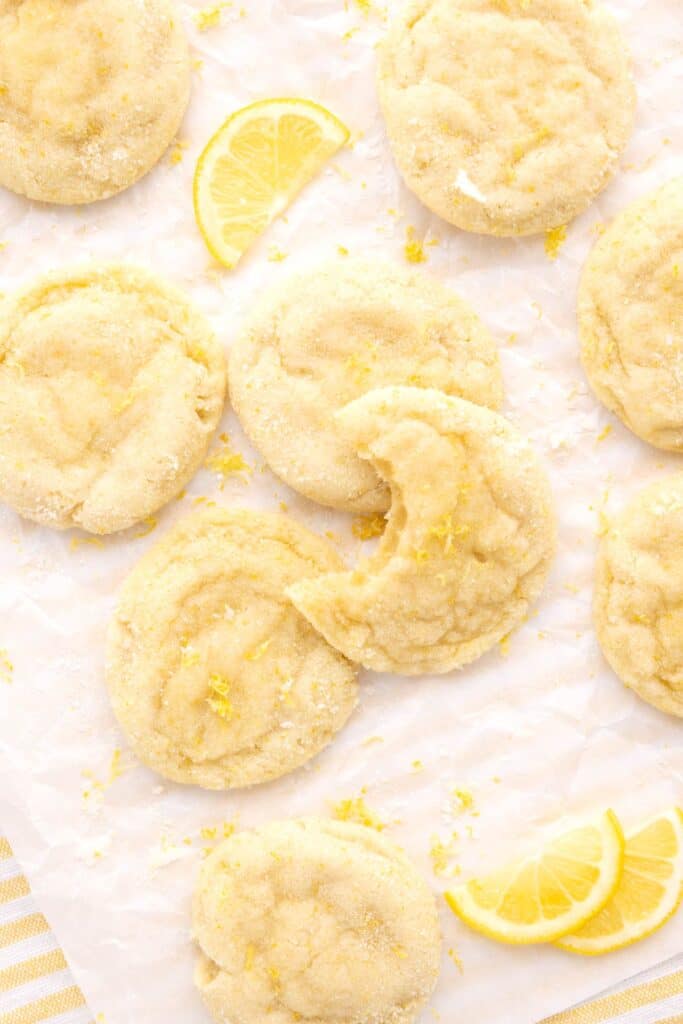 Super Soft Lemon Sugar Cookie (Uses Cold Butter!) - Borrowed Bites
