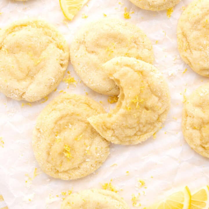 Super Soft Lemon Sugar Cookie (Uses Cold Butter!) - Borrowed Bites