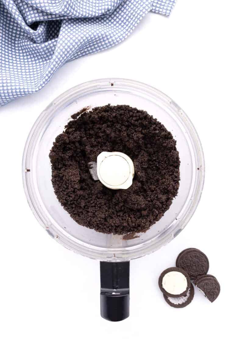 Oreo Crust for Cheesecake (Favorite Method!) - Borrowed Bites