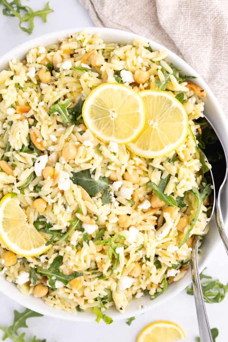 Simple & Easy Lemon Orzo Pasta Salad (Delicious!) - Borrowed Bites