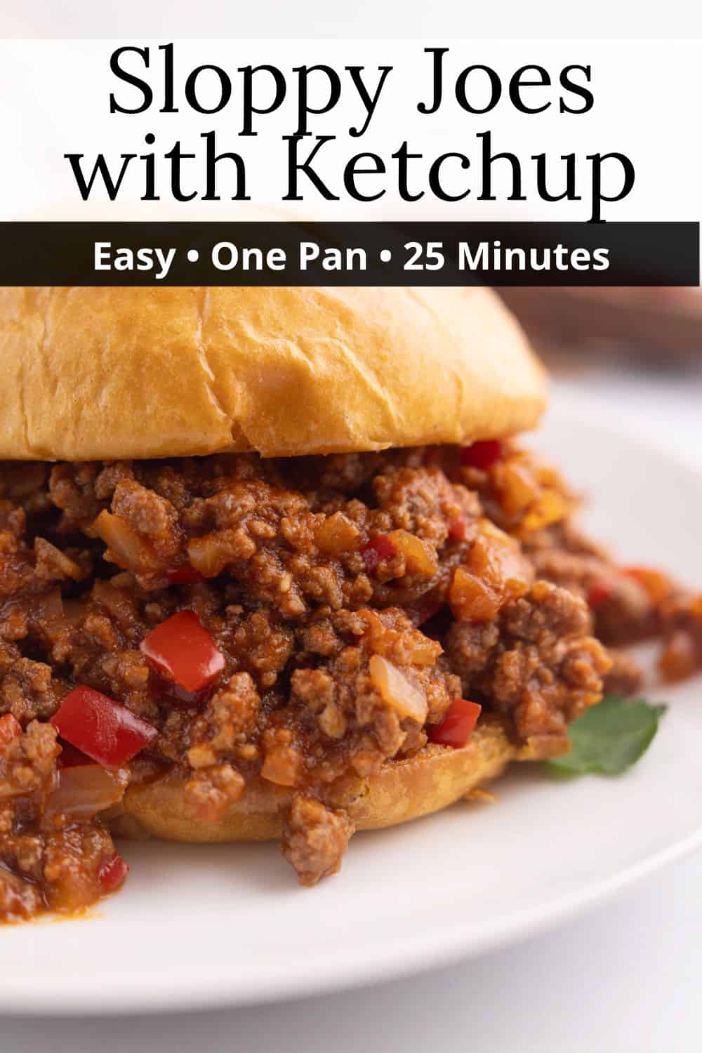 Sloppy Joe Recipe (with Ketchup) - Borrowed Bites