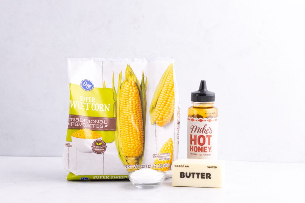 Hot Honey Skillet Corn Recipe (With Frozen Corn!) - Borrowed Bites