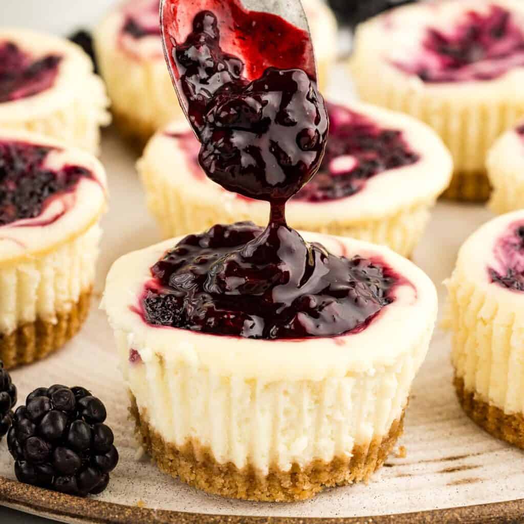 Blackberry Topping for Cheesecake (Fresh or Frozen Berries) - Borrowed ...