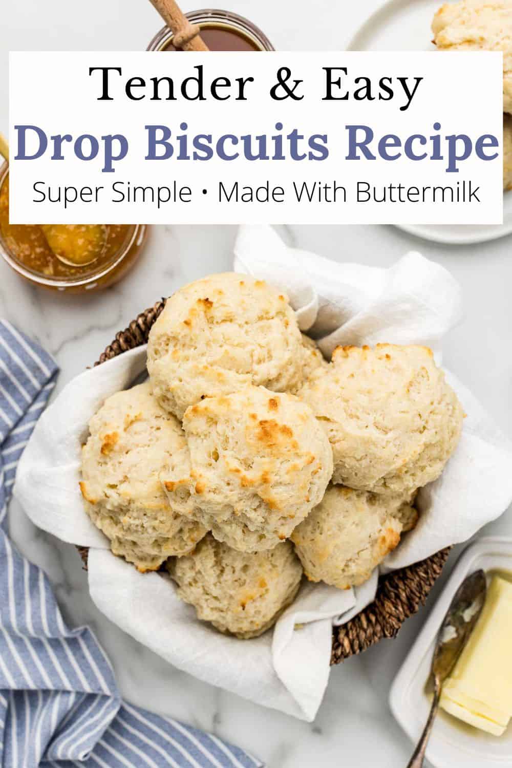 Crazy Easy Buttermilk Drop Biscuits (Tender & Flaky) - Borrowed Bites