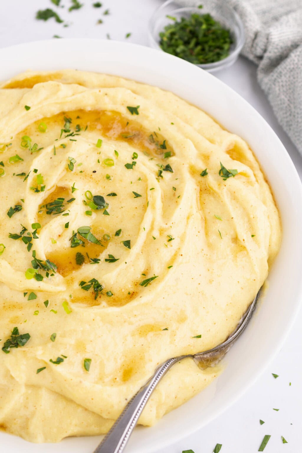Simple Brown Butter Mashed Potatoes Recipe - Borrowed Bites