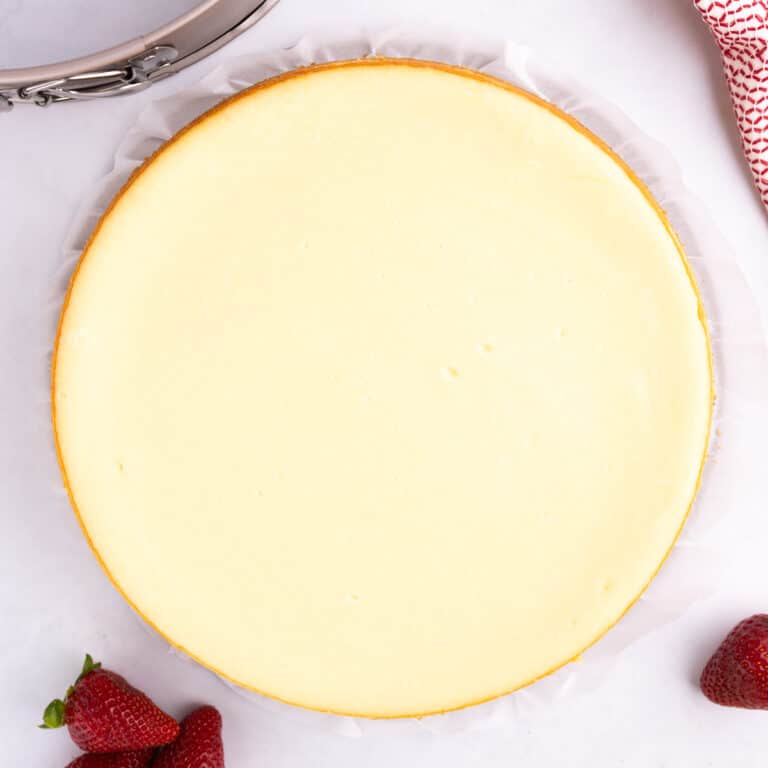 The Easy Way to Bake a Cheesecake without a Water Bath - Borrowed Bites