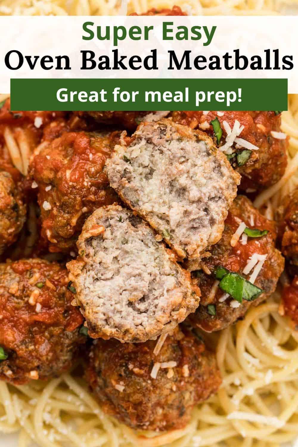 Baked Beef and Pork Meatballs (Easy!)